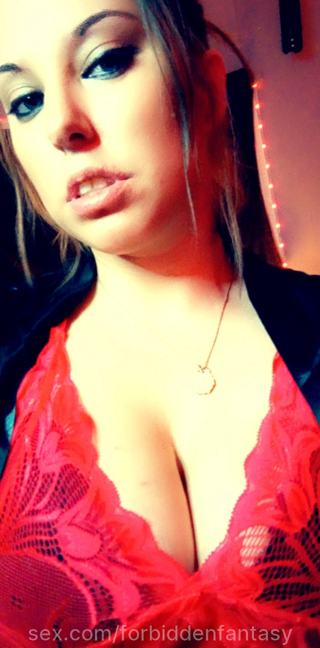 Miss Liah I Will Make You Hard Red Redlace Redlingerie