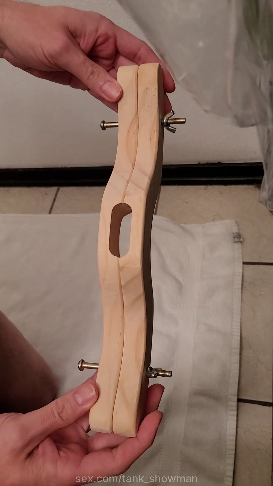 Tankshowman Testing Out Oblong Humbler Secretlifeofmen Humbler Cumming