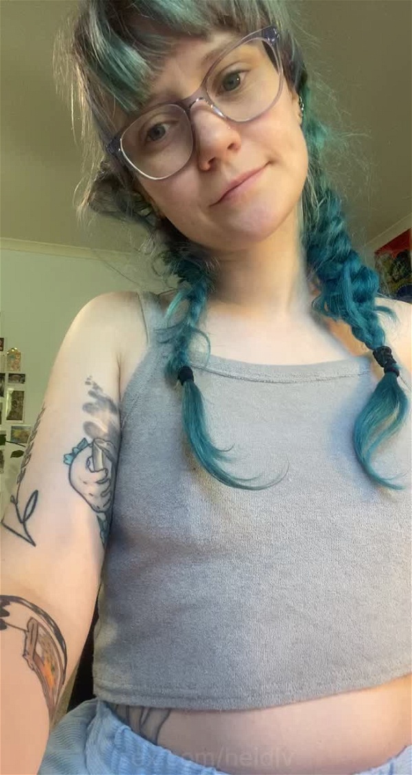 Heidiv Play With My Nipples๐ Tits Nipples Tattoo Glasses