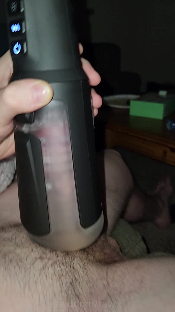 Ralyx New Toy Sucking My Throbbing Cock Bwc Cock Toy Masturbation