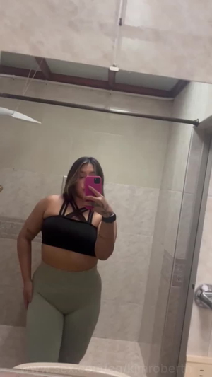 Kimroberth Touching My Tits In A Public Bath