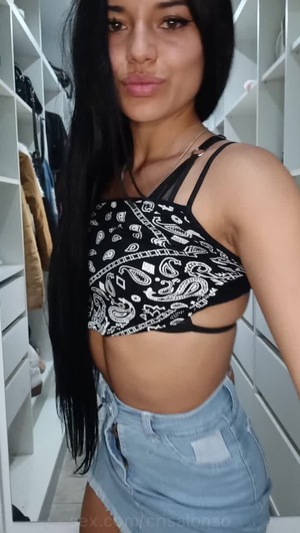 Crisalonso Getting Freaky In The Wardrobe