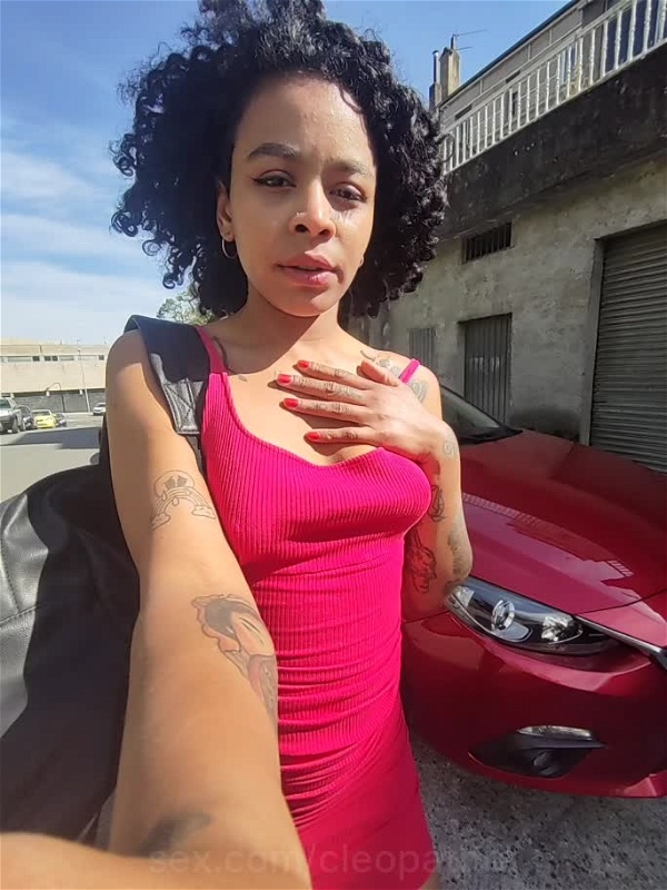 Cleopathra Flashing Tits On The Street And Get Caugth Of Trailler Tits Public Nudity