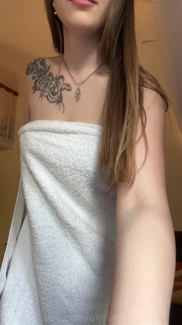 Olivianox Wanna See Me Drop This Towel Teen Tease Model Sexy Sexybody Tatoo Tits