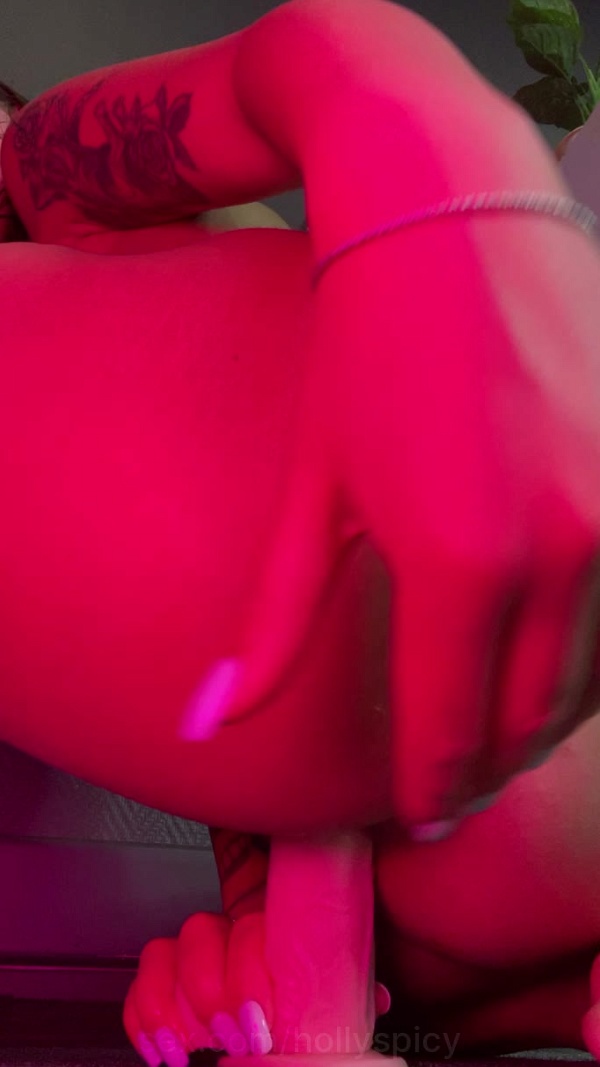 Hollyspicy Love Riding Stiff Cock👿 Ass Assfuck Dildo Dildo Fuck Horny