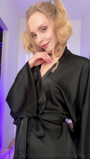 Nikki Mills Do You Like My Stylish Robe