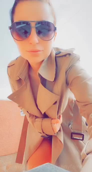 Jennyfame Naked Body Under The Jacket 🙈