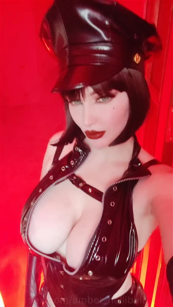 Amber Hallibell If You Misbehave Ill Whip You On Knees😏 Bdsm Leather Lingerie Leather