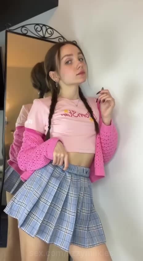 Lizzy Milkies What Should I Take Off Next Daddy Strip Boobs Naked Tease Hot Horny