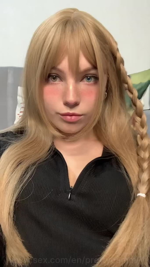 Garota Winking And Winking